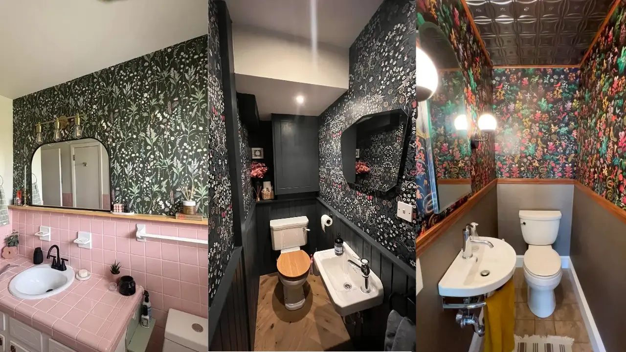15 Small Bathroom Wallpaper Ideas That Transform Tight Spaces Into ...