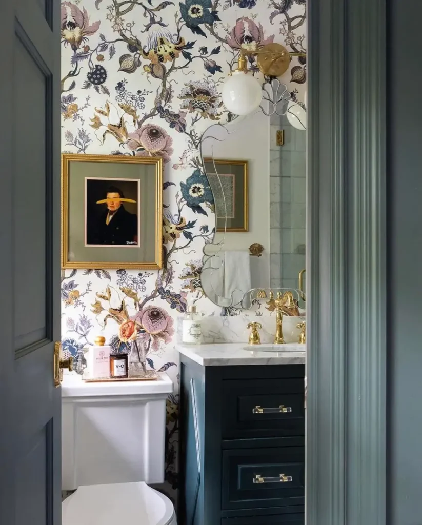 15 Small Bathroom Wallpaper Ideas That Transform Tight Spaces Into ...
